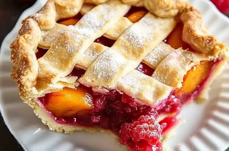 Peach Raspberry Pie: An Amazing Ultimate Recipe - prorecipeideas.com